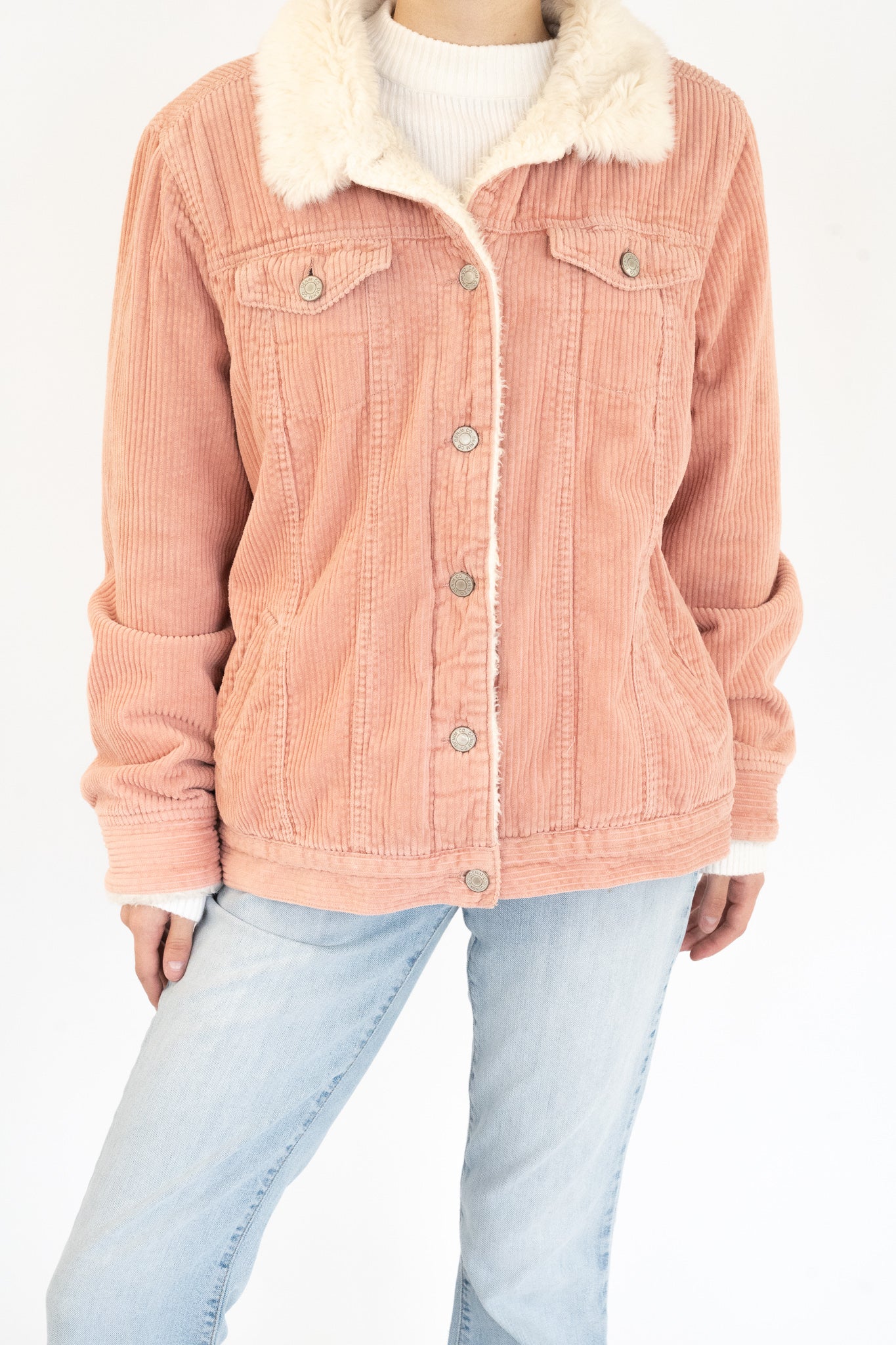 Pink Sherpa Jacket – Vintage Fabrik