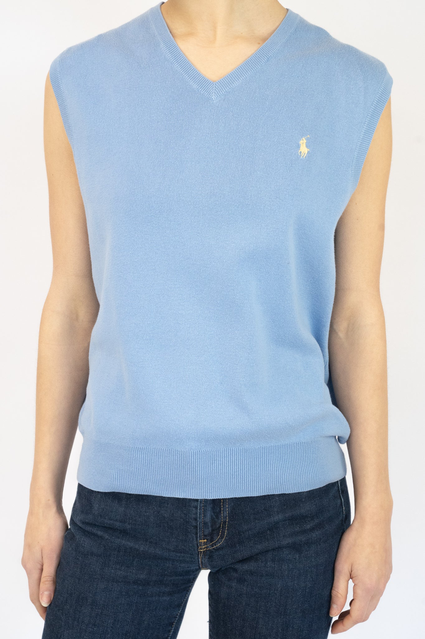 Light Blue Vest – Vintage Fabrik